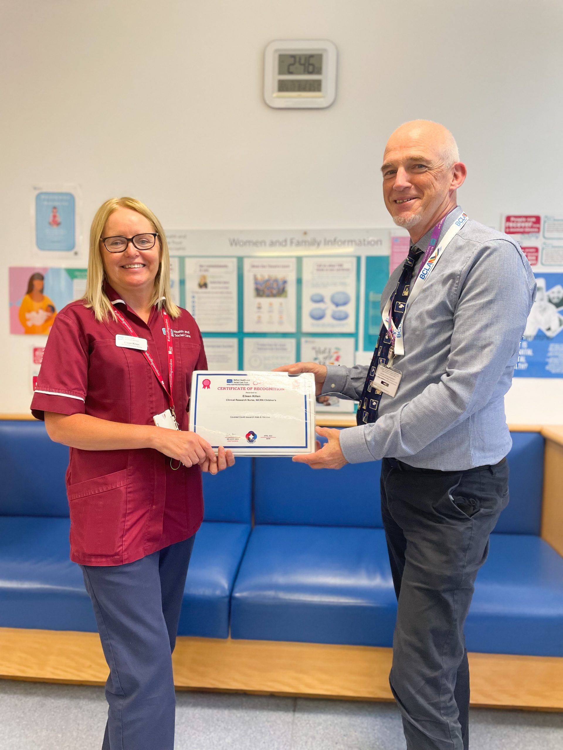 Recognition from Dr Cathy Jack and BHSCT for our NI Clinical Research ...